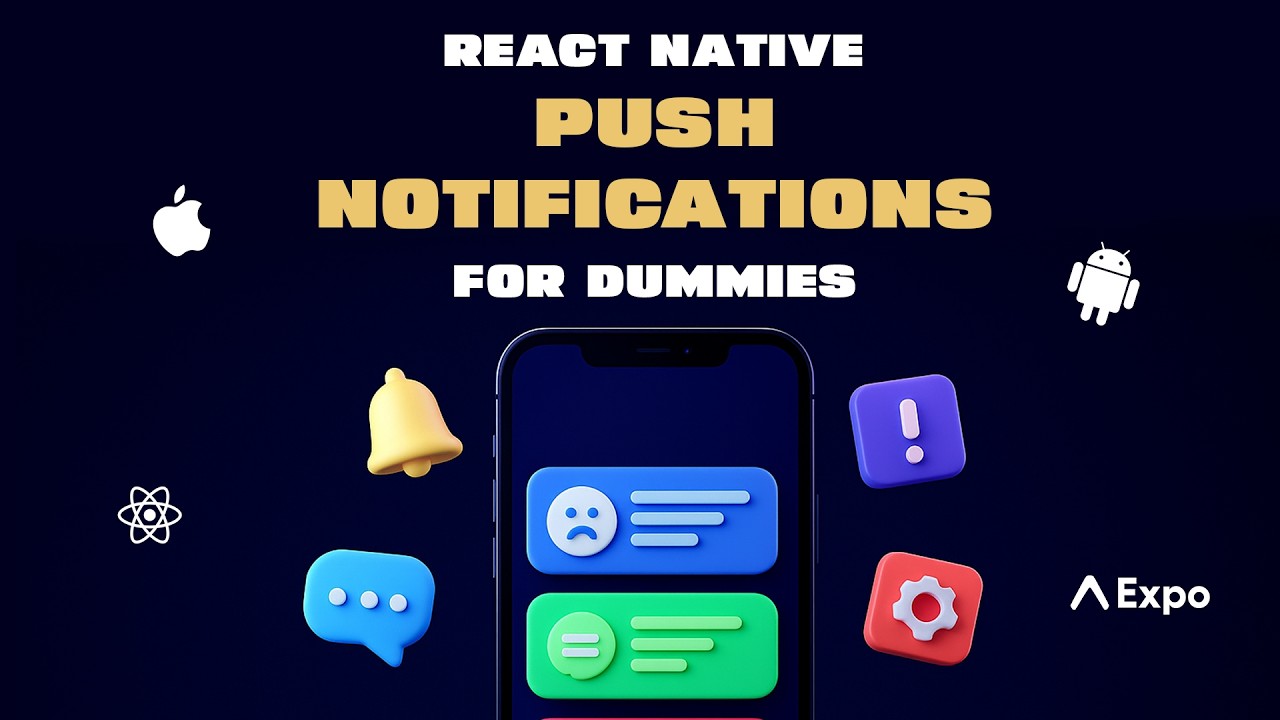 React Native Push Notifications for Dummies || React Native and Expo Projects || Beginner 2025