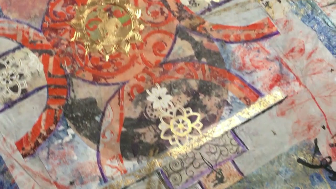 Japanese inspired scroll by judy armstrong