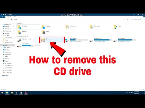 How to delete/remove Power ISO drive | An error occured while ejecting CD drive in windows 7/8/10