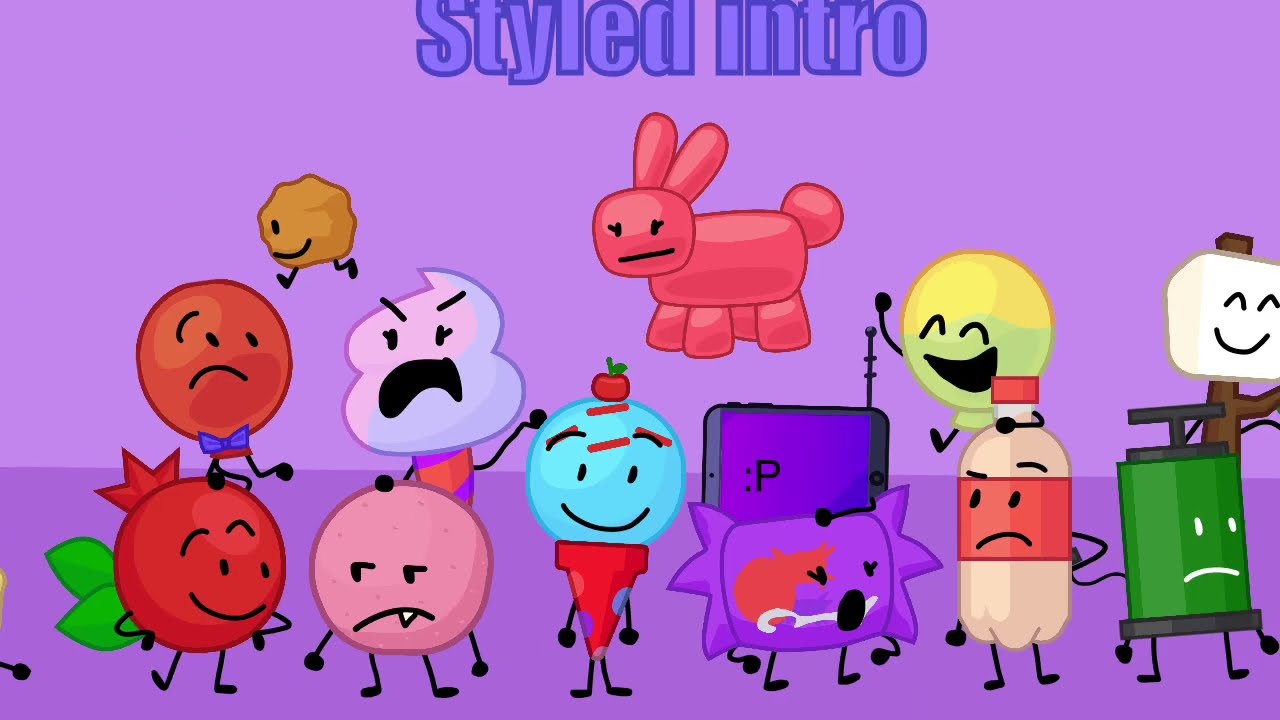 The infamous object show - Styled intro