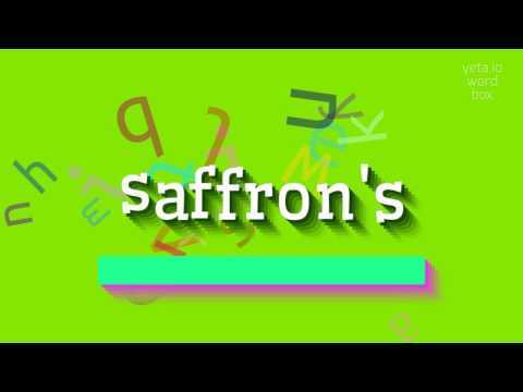 How to say "saffron's"! (High Quality Voices)
