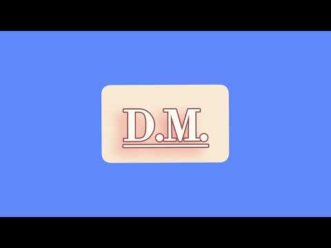 what is the meaning of D.M.||full form of d.m.//D.M. ki full form ||ππ₯°