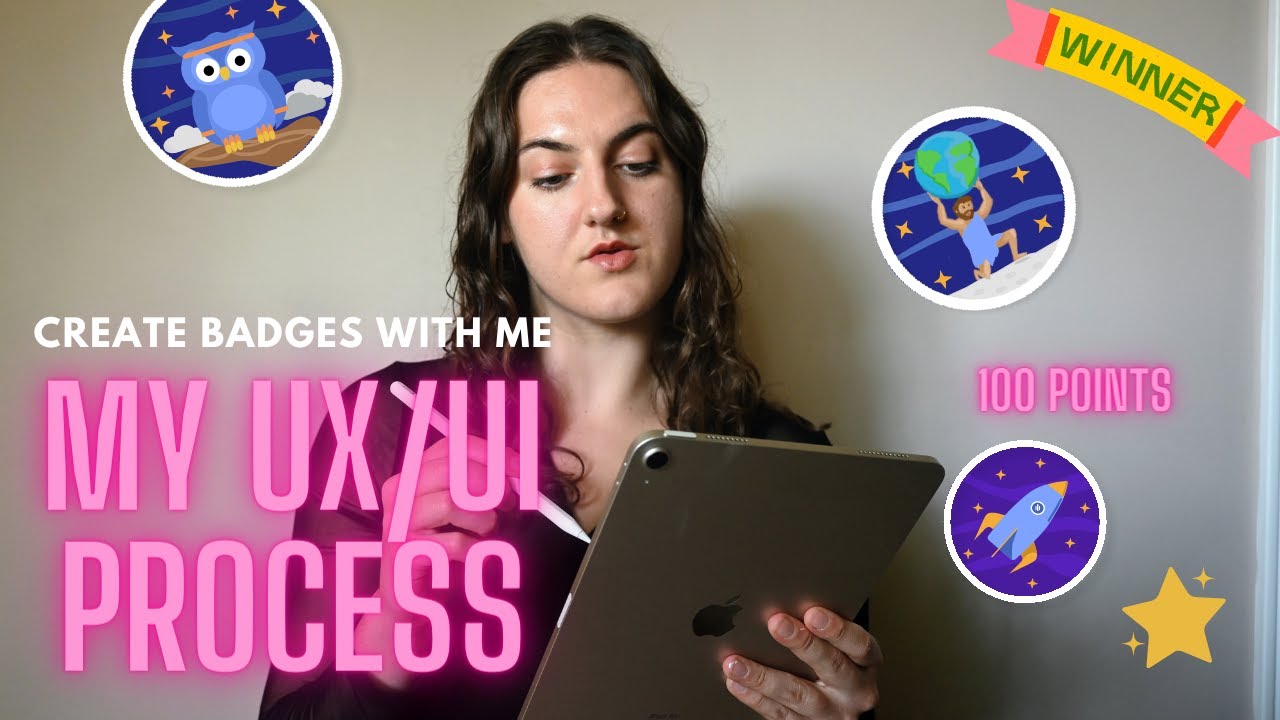 UX/UI process - creating gamification & badges for mobile app