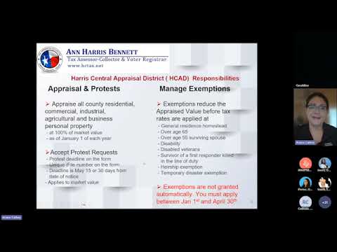 Lunch and Learn: Harris County Tax Assessors Collectors Recording