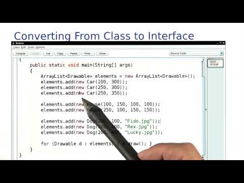 Learn Converting from Class to Interface Intro to Java Programming - Mind Luster