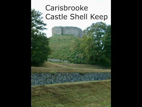 Shell Keep at Carisbrooke Castle - walk around [ IMG 3684 ] Isle of Wight