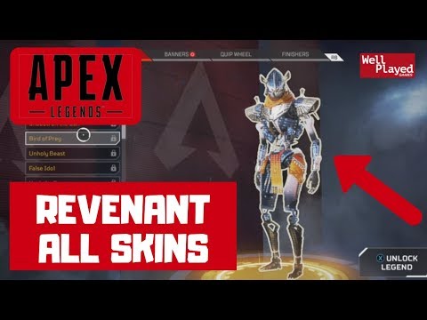 ALL REVENANT'S SKINS IN APEX LEGENDS! (SEASON 3)