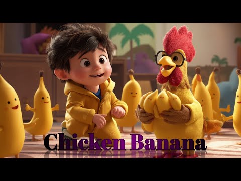 Chicken Banana / @Giglu Nursery rhymes, Kids song, Nursery rhymes & kids poem
