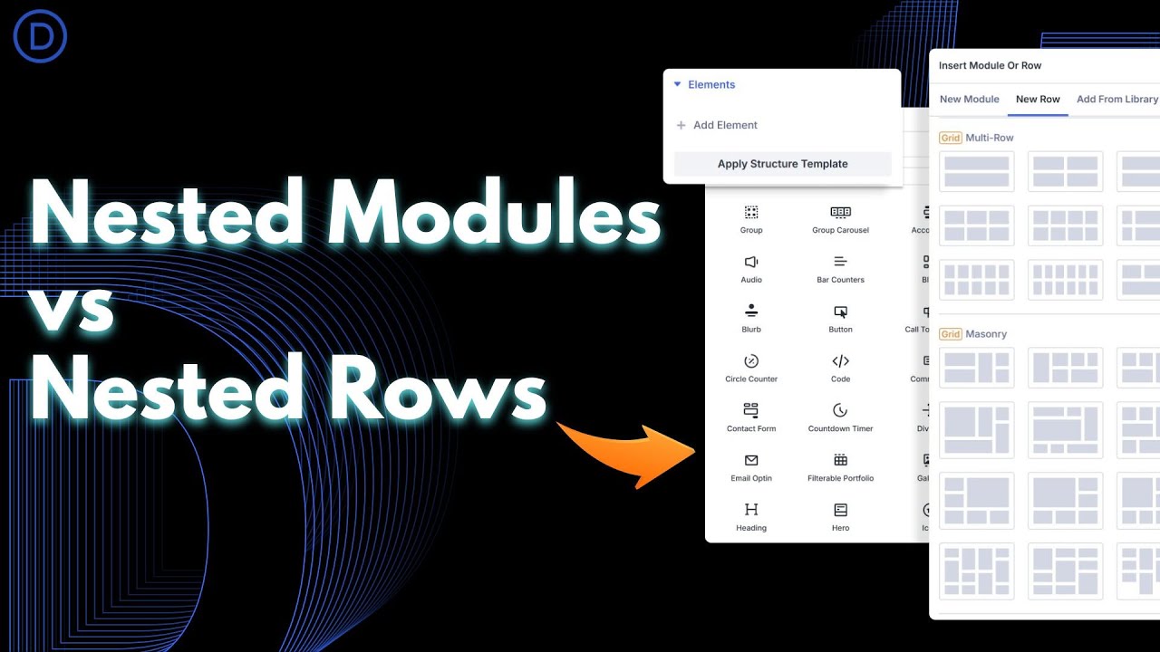 Using Nested Modules vs Nested Rows In Divi 5