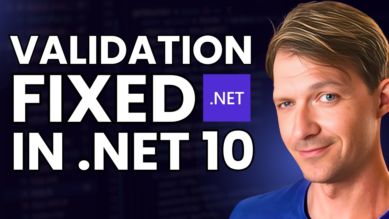 .NET 10 Makes Validation CRAZY Simple (Minimal APIs Upgrade!)