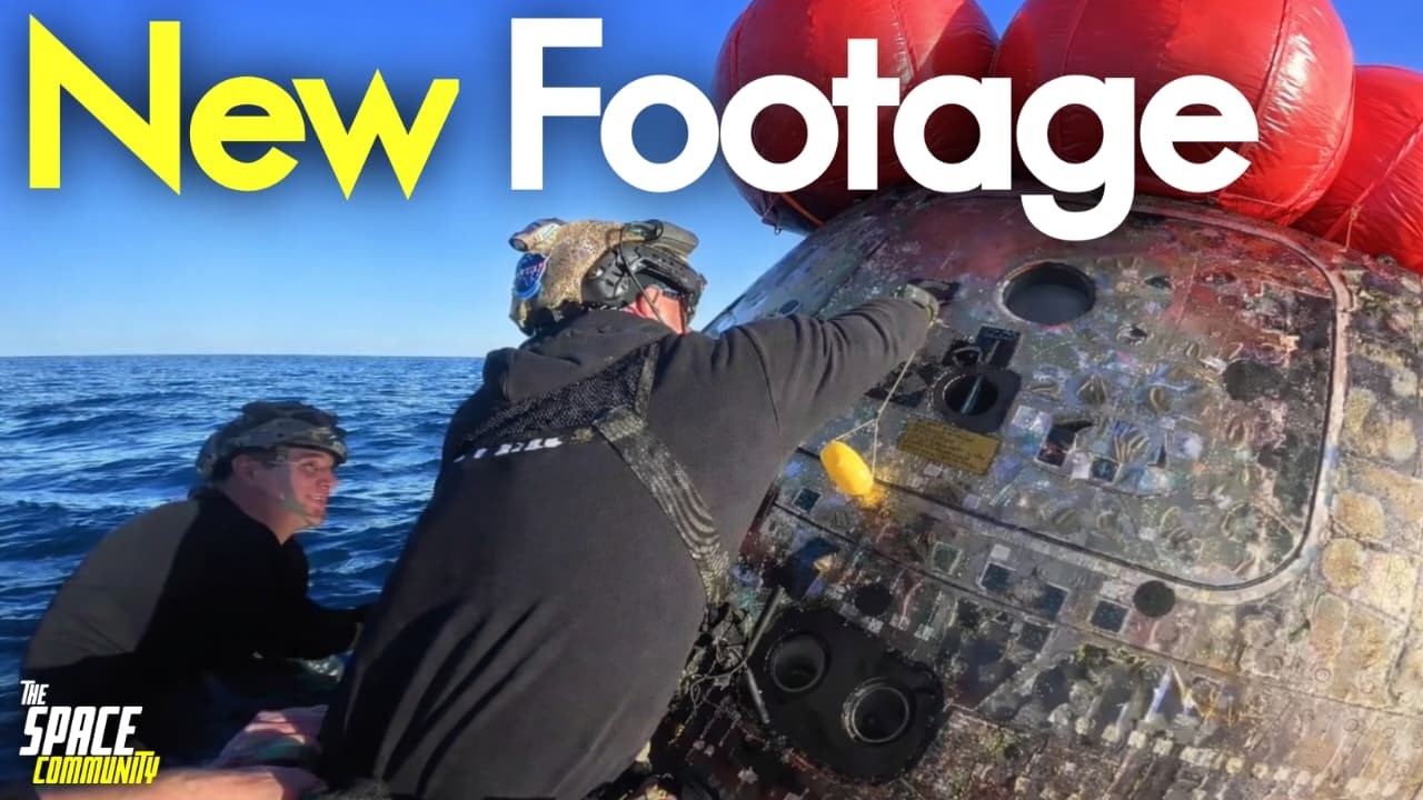 NASA UNSEEN Footage of What They Saw When They Opened Artemis II Orion Capsule for First Time Ever