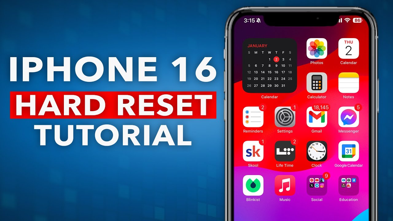 How To Hard Reset iPhone 16 (Updated)