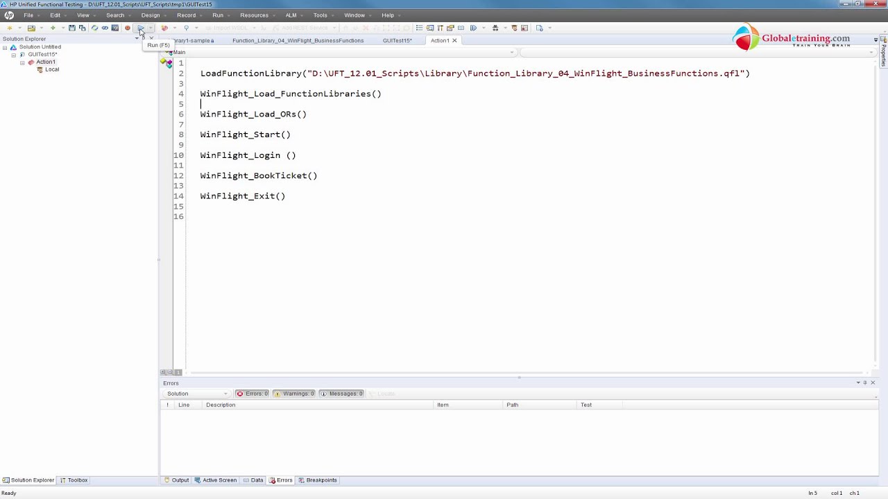 UFT | QTP | Using Function Libraries - Part 3