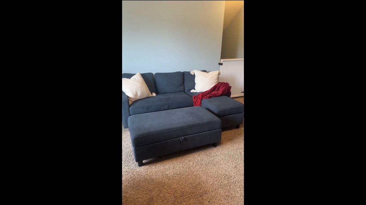 Review of the Honbay Reversible Sectional Couch with Storage Ottoman