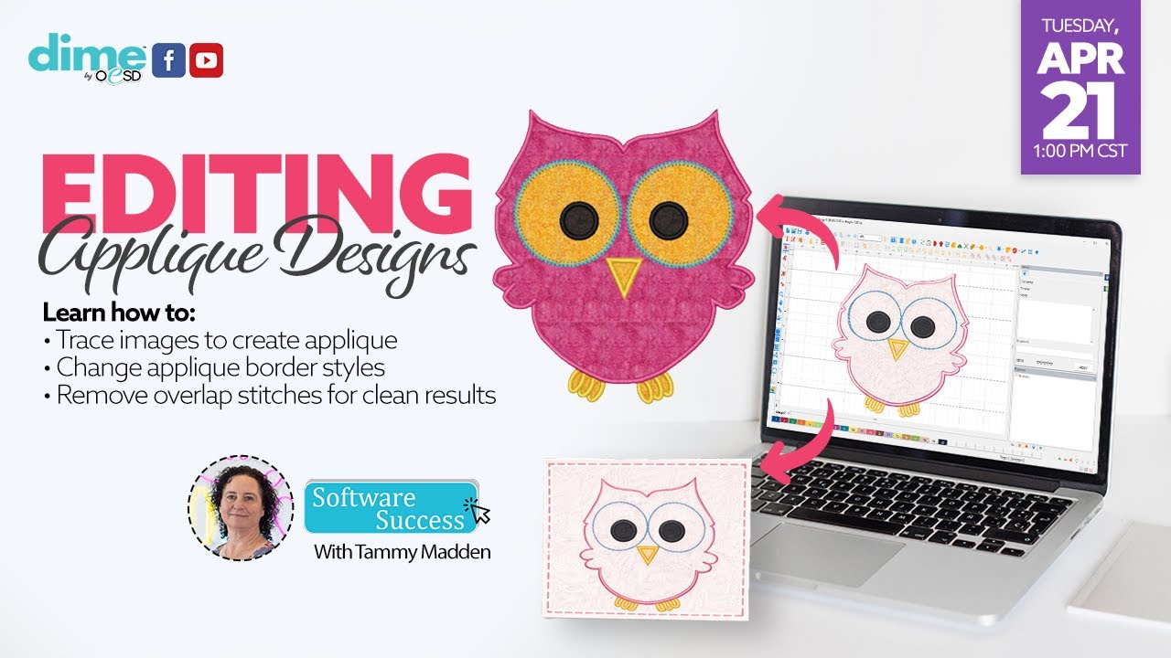 Editing Applique Designs | Software Success