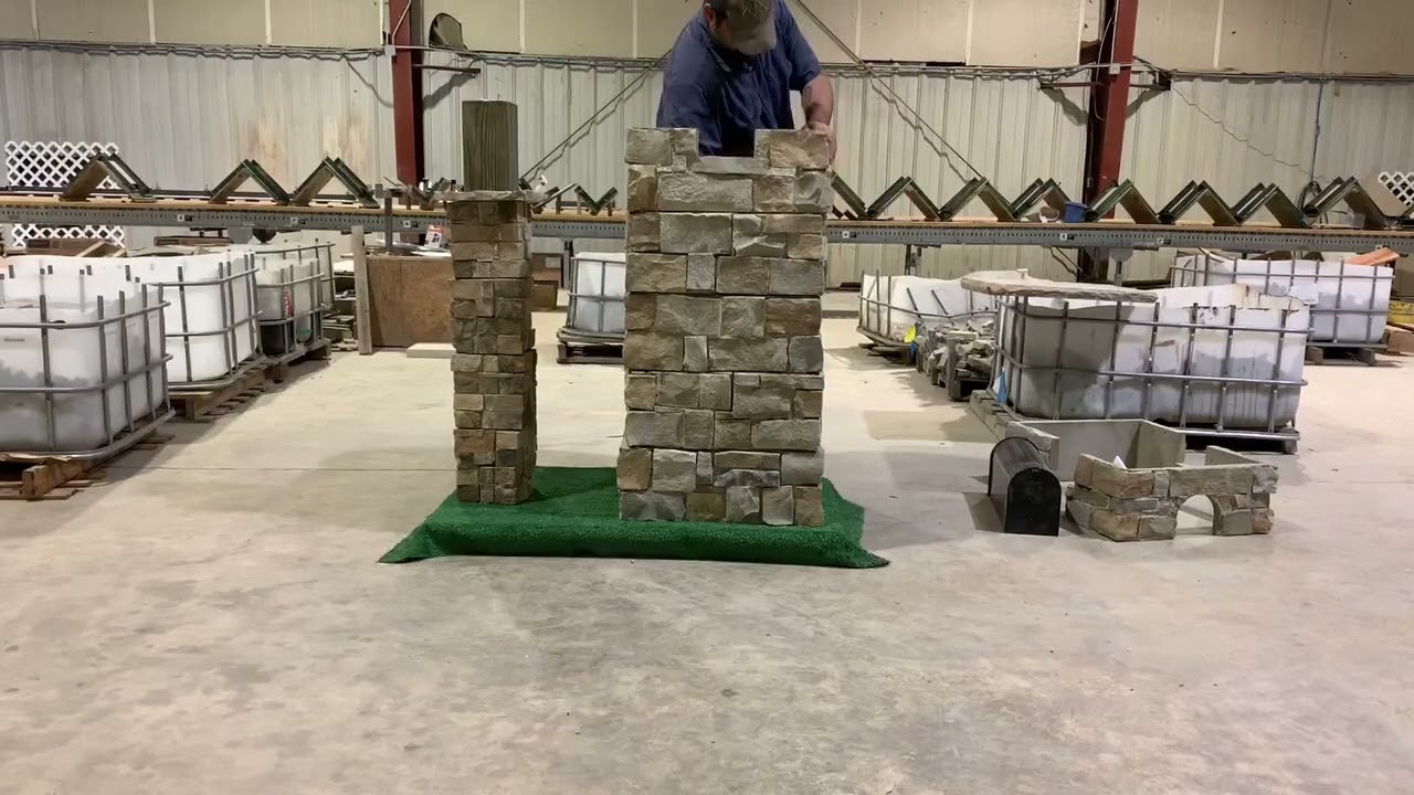 Natural Stone Mailbox kit