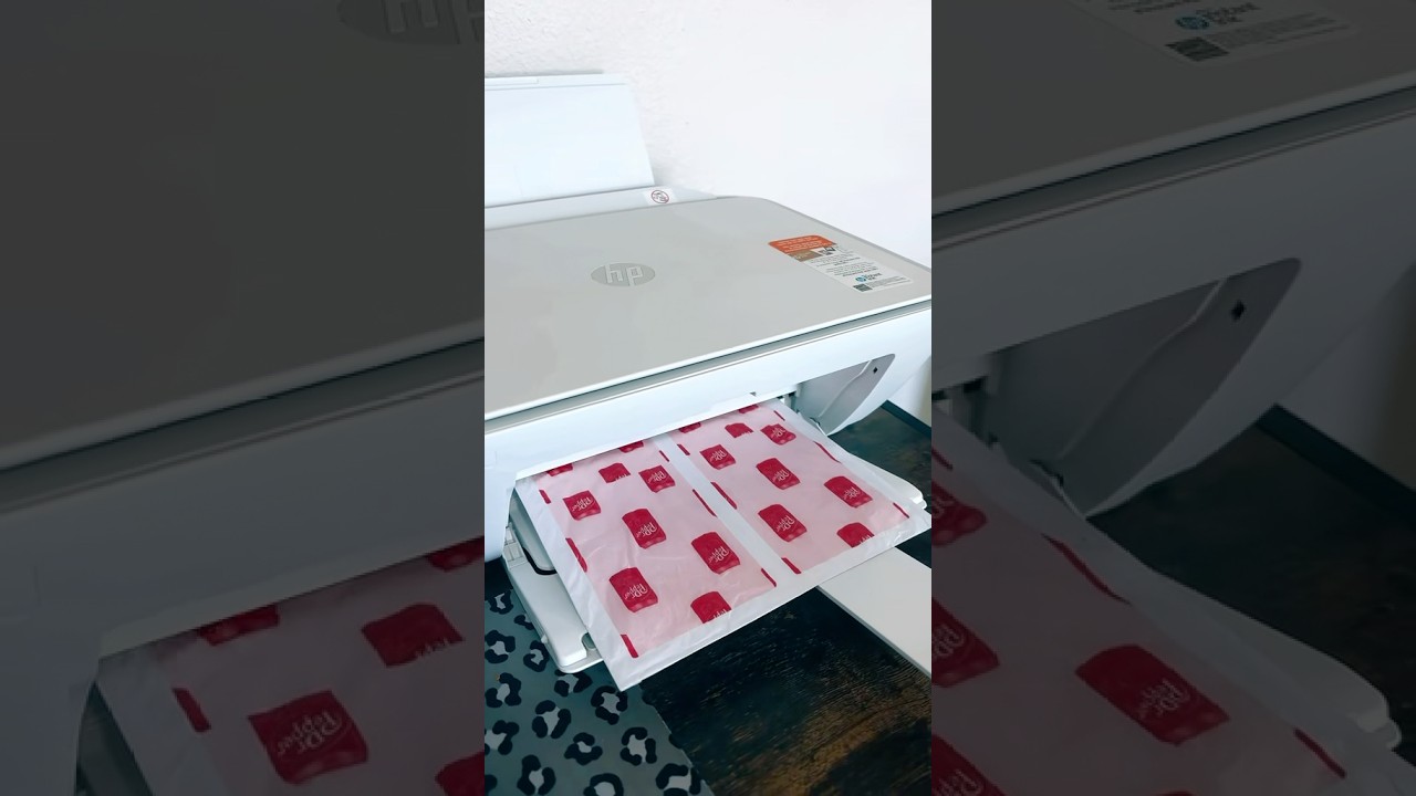 How I print on tissue paper for crafts and projects 💗