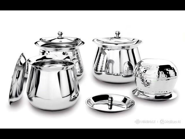 Stainless Steel Handi Set - STEEL 3 PC APPLE HANDI SET WITH BOX (PLAIN ...