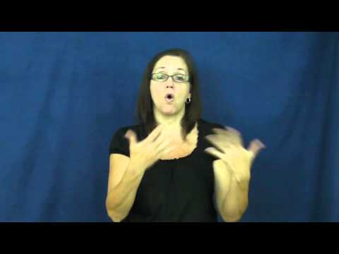 American Sign Language ASL Video Dictionary - widowed