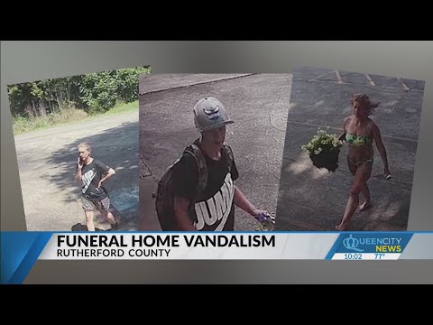 Wanted suspect damaged SC funeral home