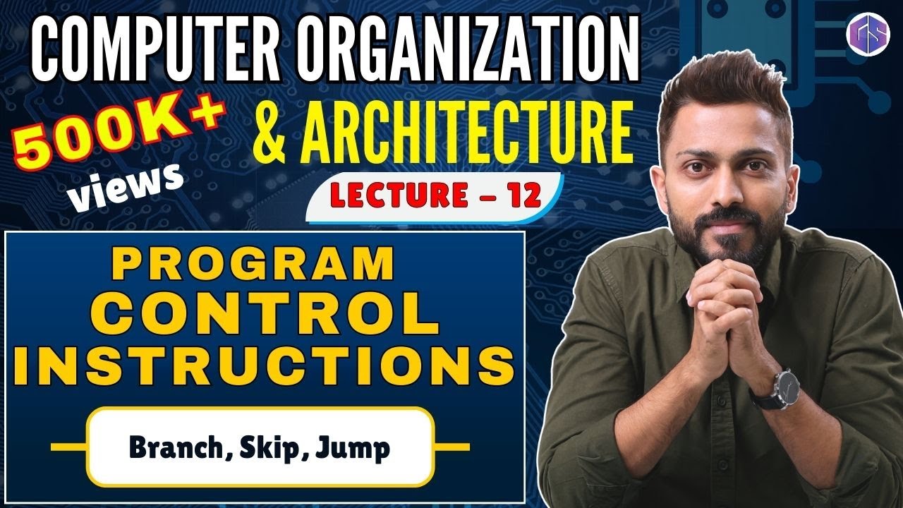 L-1.12: Program Control Instructions(Types of Control Instructions) | Computer Organization