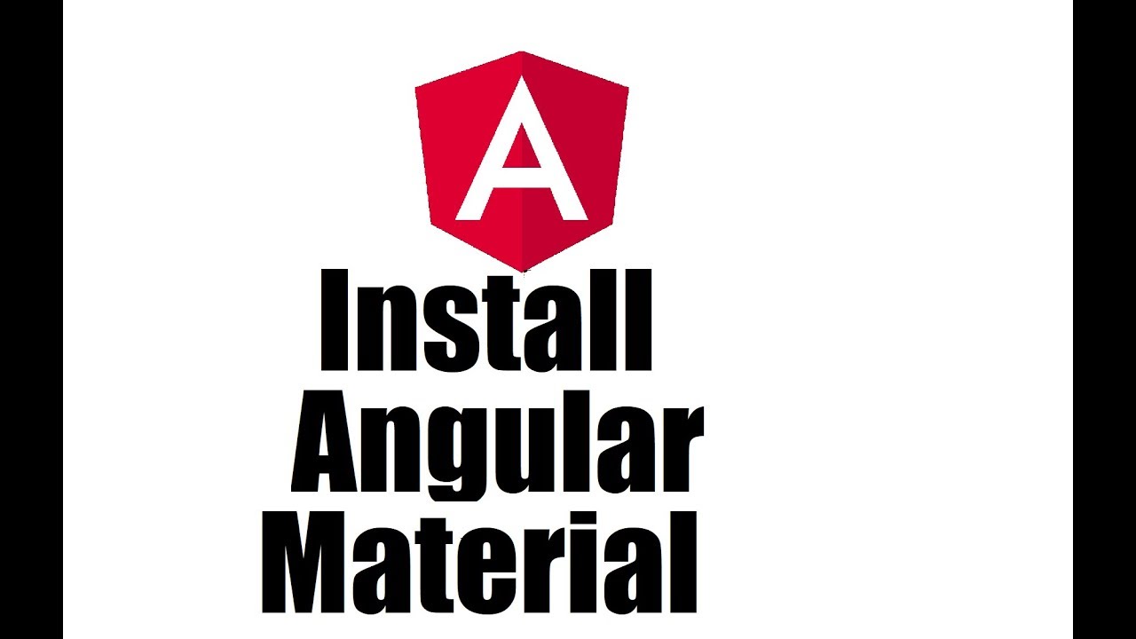 Angular 8 #4; Install Angular Material Design