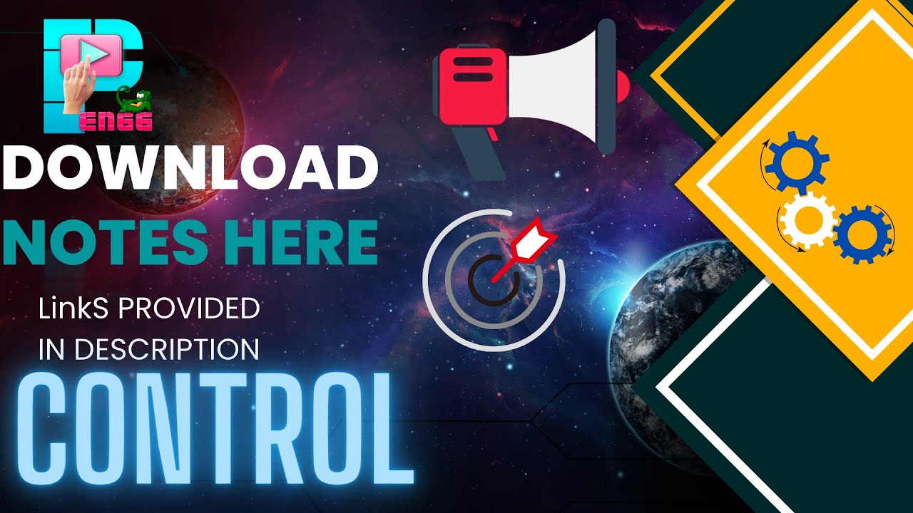 CONTROL SYSTEMS :Notes PDF & Playlist LINK are in the description