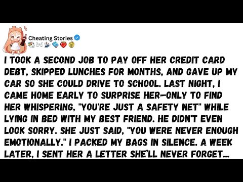 I Took a Second Job to Pay Off Her Credit Card Debt, Skipped Lunches for Months -Reddit-Like Stories