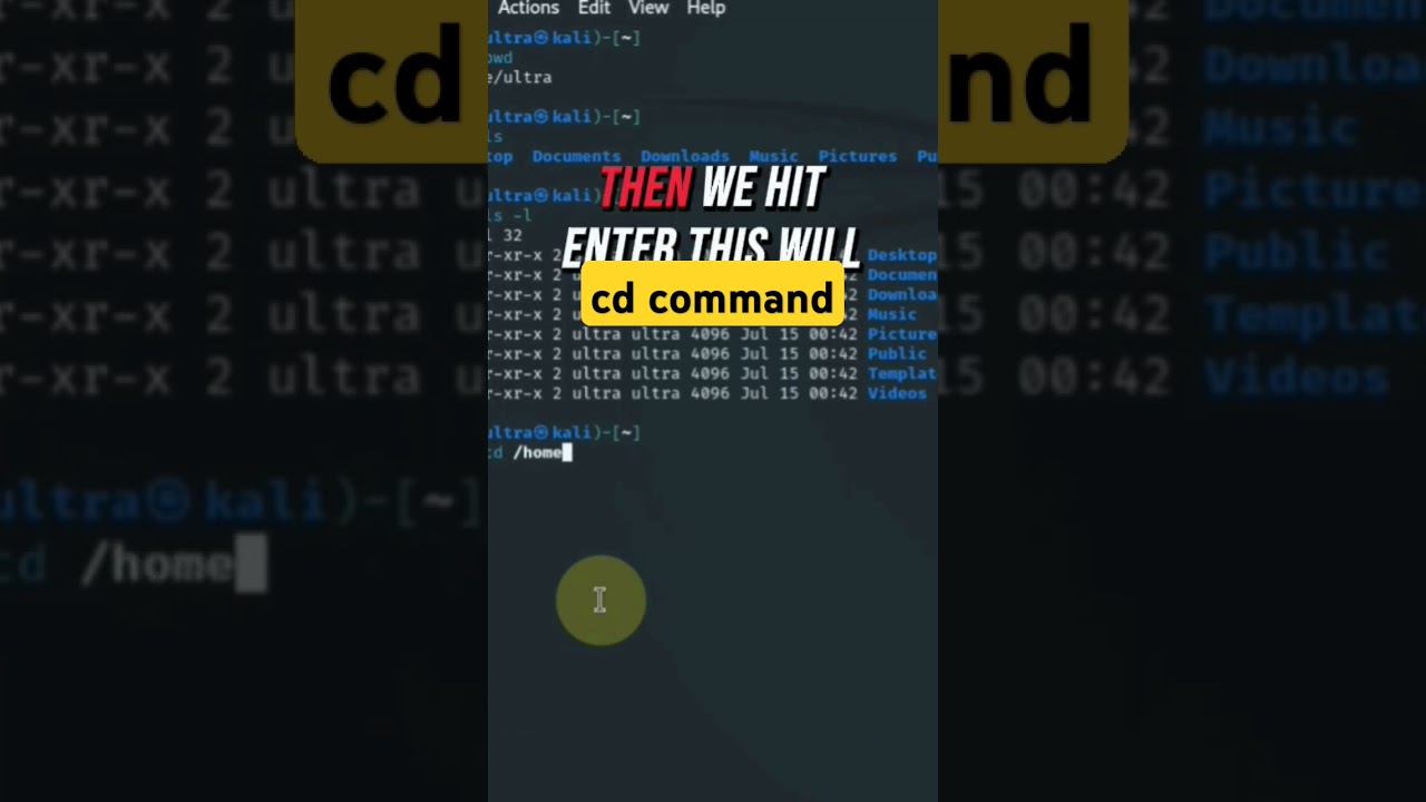Navigating Kali Linux: Mastering the Cd Command!