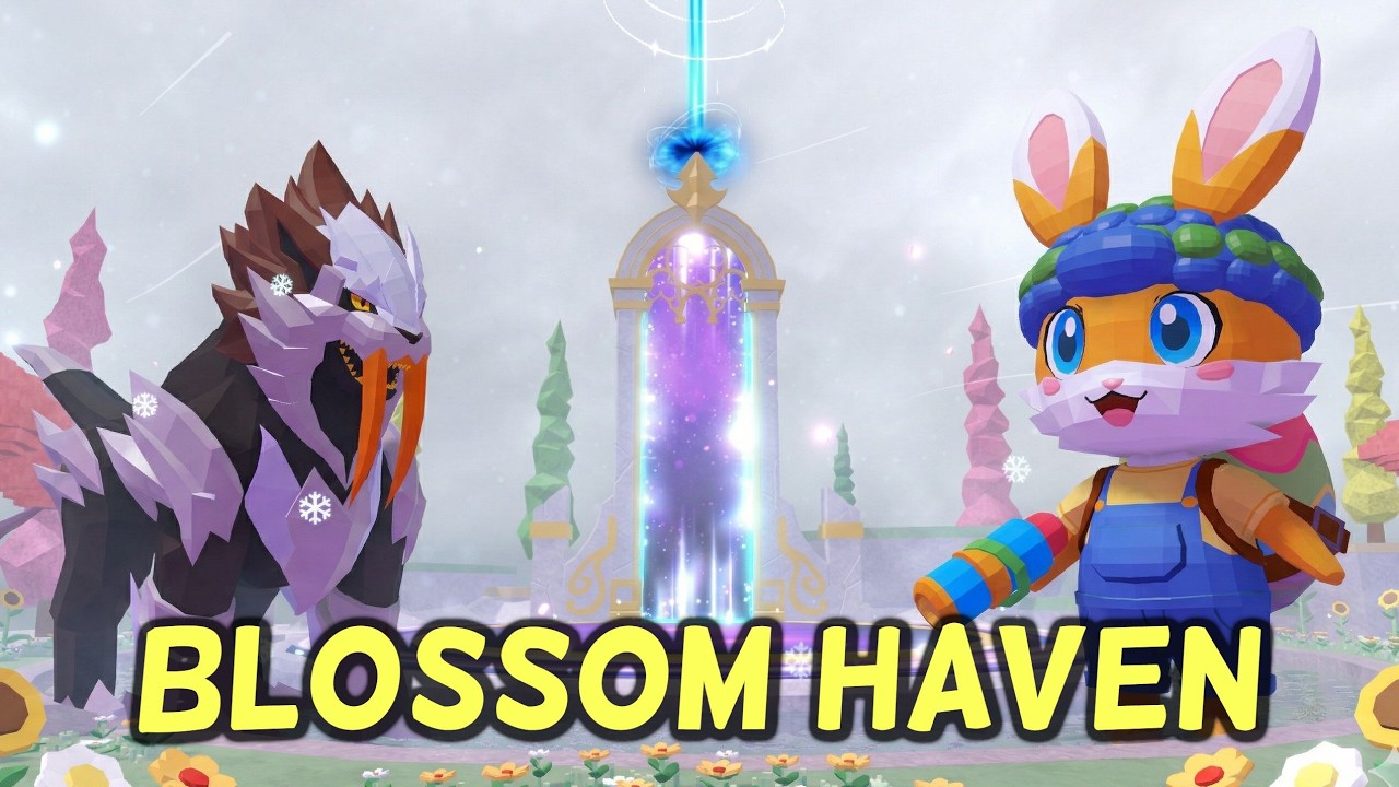 Easter Event Part 2 + Blossom Haven FULL GUIDE | Catch a Monster Roblox Berrybun & Bladetooth