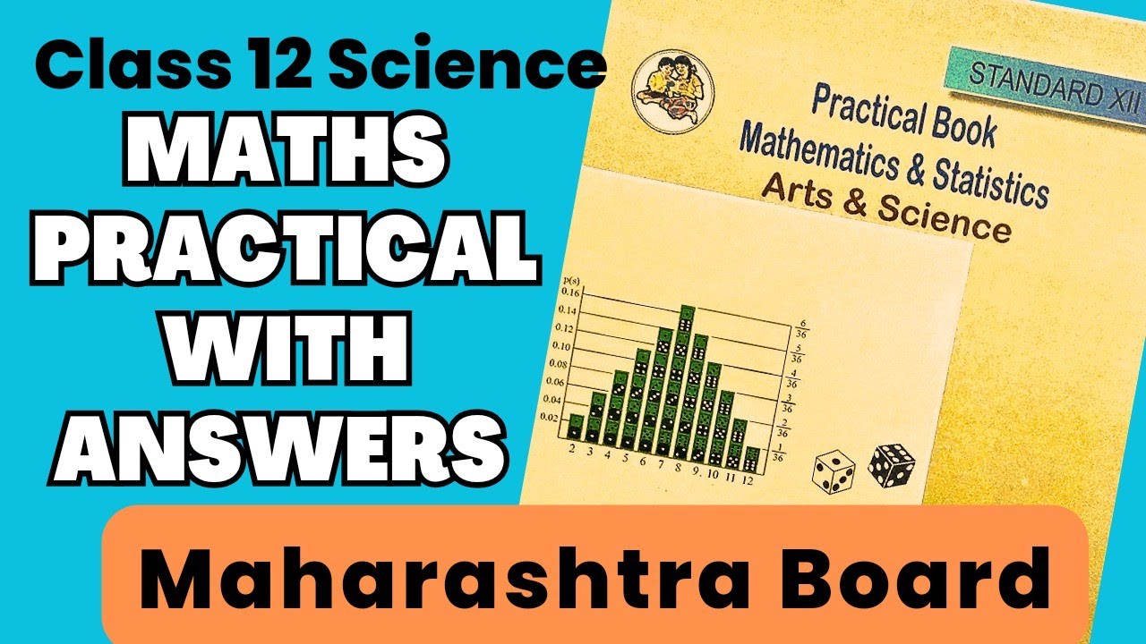Class 12 Maths Practical for Science/ Art| Maharashtra Board | #MathsRecordBookPDF