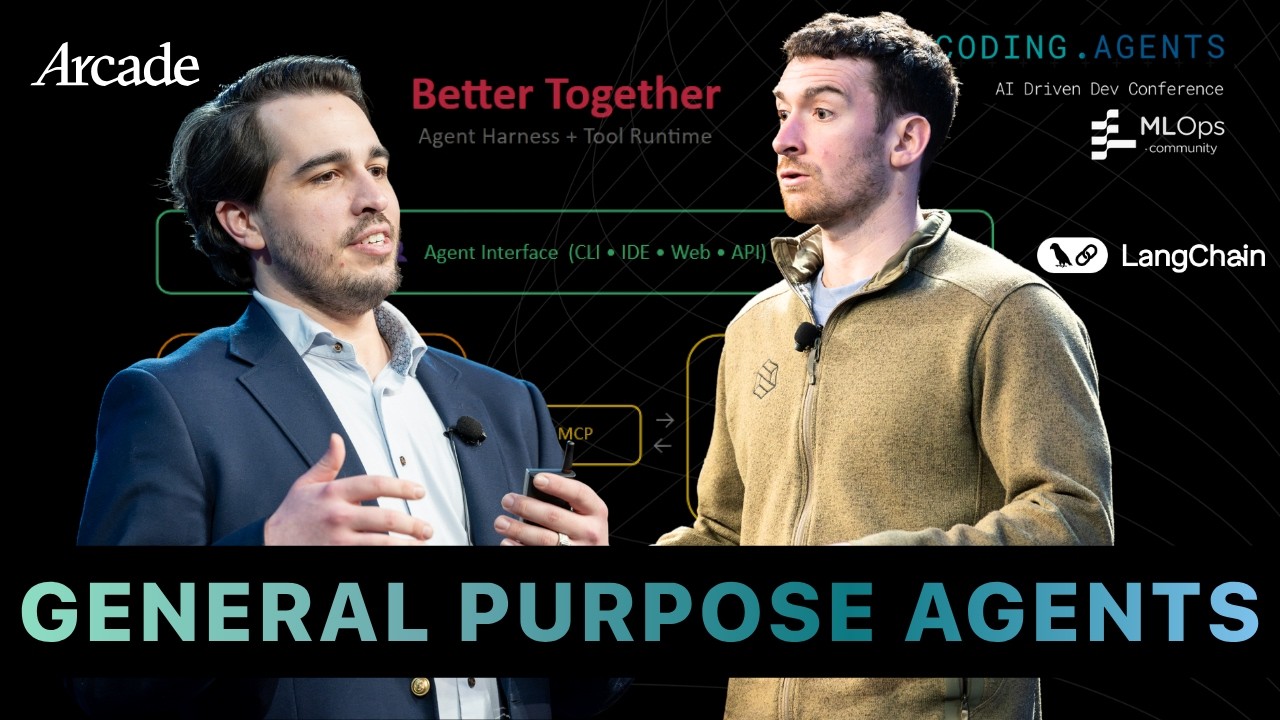 How to Make a Coding Agent a General Purpose Agent - Harrison Chase