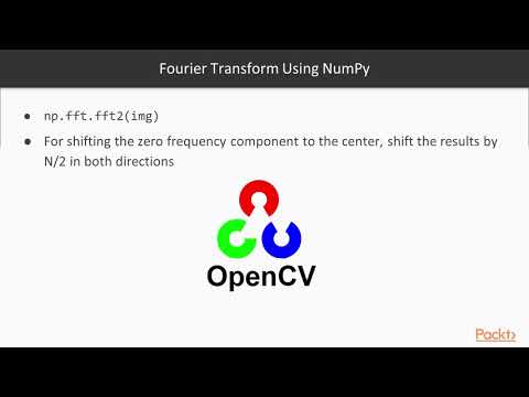 Learn Learn Computer Vision with Python and OpenCV Fourier Transform on Images | packtpub com ...