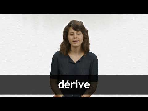 English Translation of “DÉRIVE” | Collins French-English Dictionary