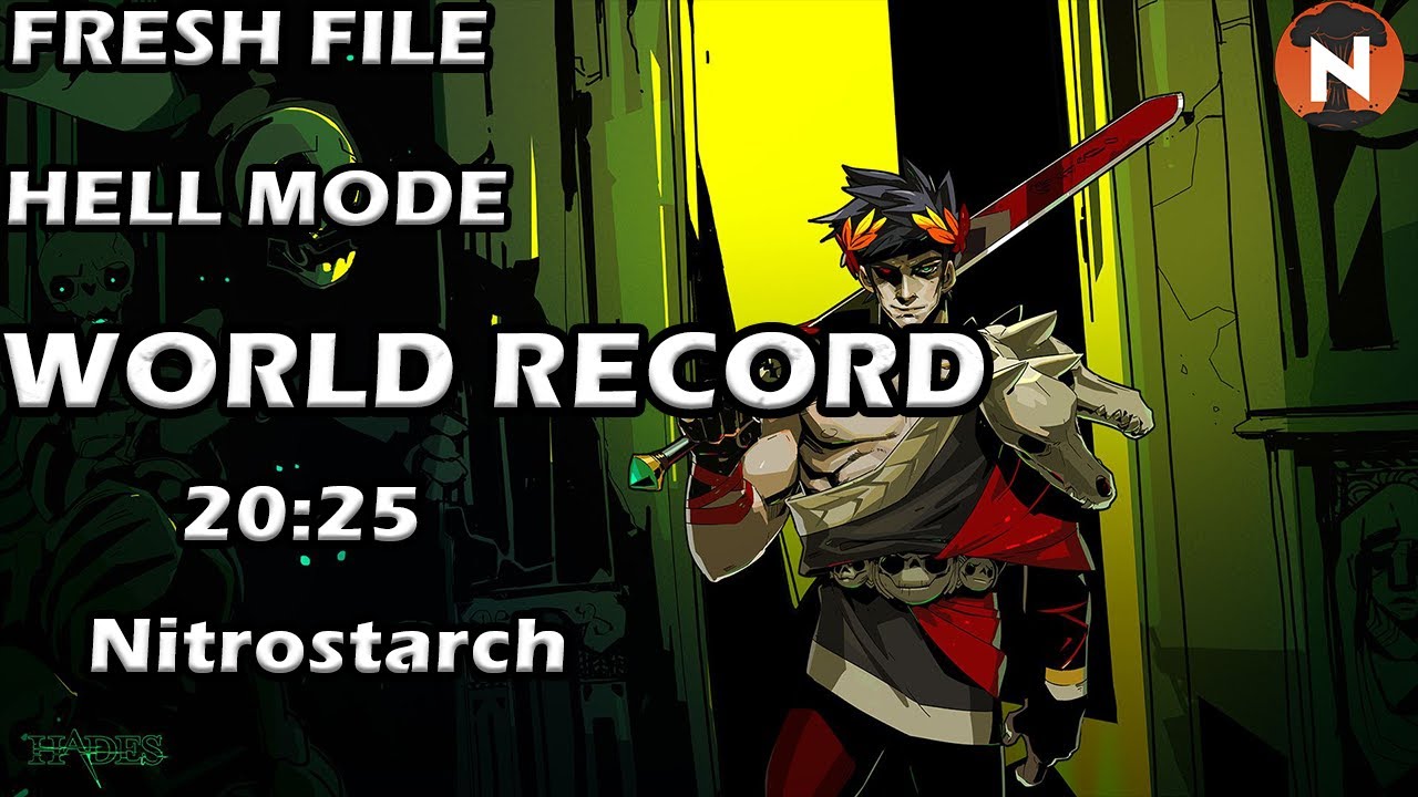 [PREVIOUS WORLD RECORD] HADES SPEEDRUN || FRESH FILE HELL MODE - FIRST RUN IN 20:25