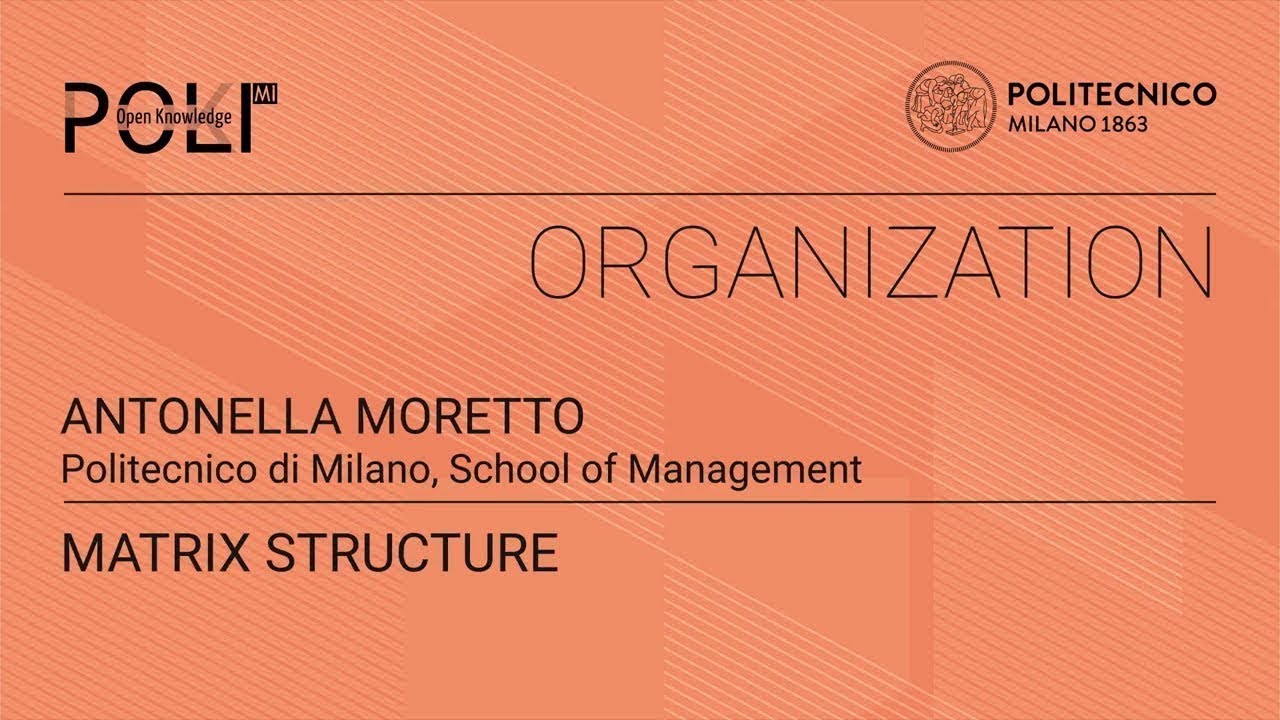 Matrix structure (Antonella Moretto)