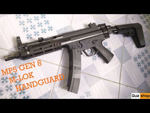 🔫 MP5 MLok handguard | Jinming Mp5 | Gel Blaster・Free STL File for ・Cults