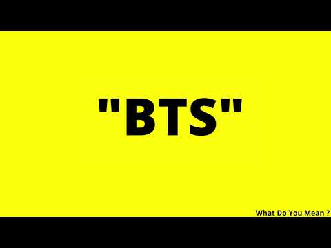 BTS Full Form || What is BTS ?