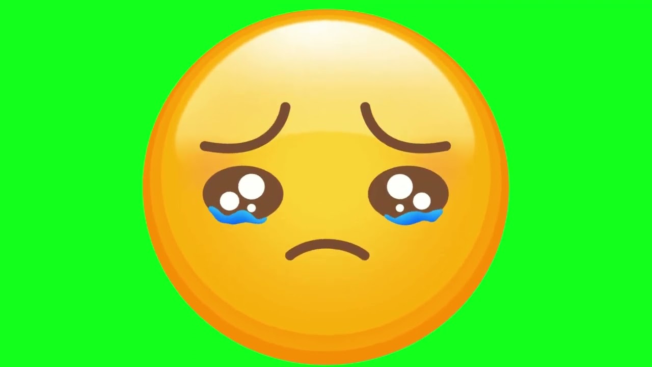 3d rendering crying flood emoji or emoticon Pro Photo