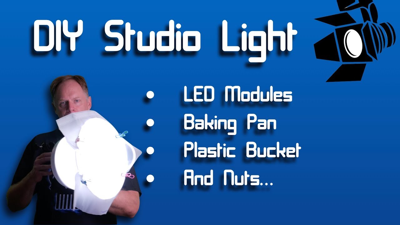 Baking Pan Studio Light w/LED Modules Budget Build