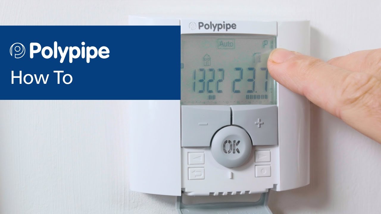 Programming Polypipe Thermostats | Polypipe Underfloor Heating
