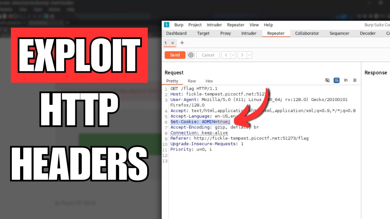 Access Hidden Data by Modifying HTTP Headers | picoCTF - picobrowser