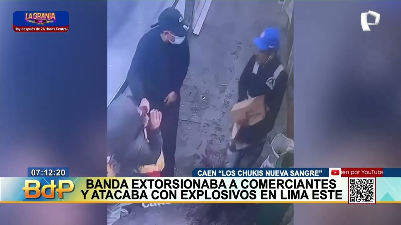 Gang dedicated to extorting merchants in East Lima is busted