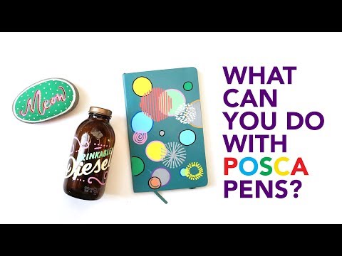 Paint Pen 3 minutes Review - Uni POSCA paint marker projects