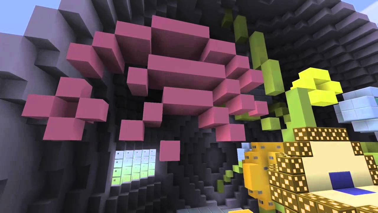 3D Animal Cell in Minecraft