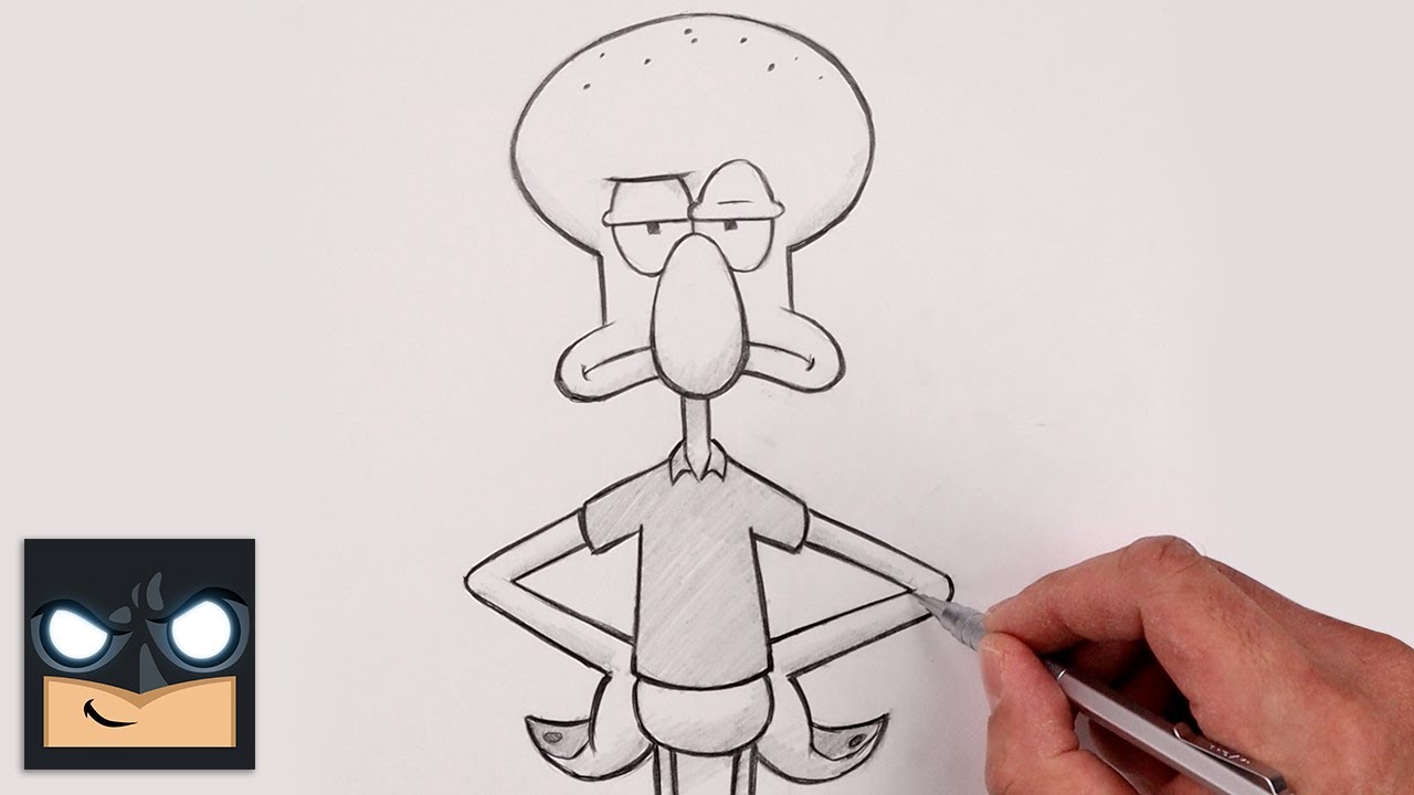 How To Draw Squidward | Spongebob Sketch Tutorial