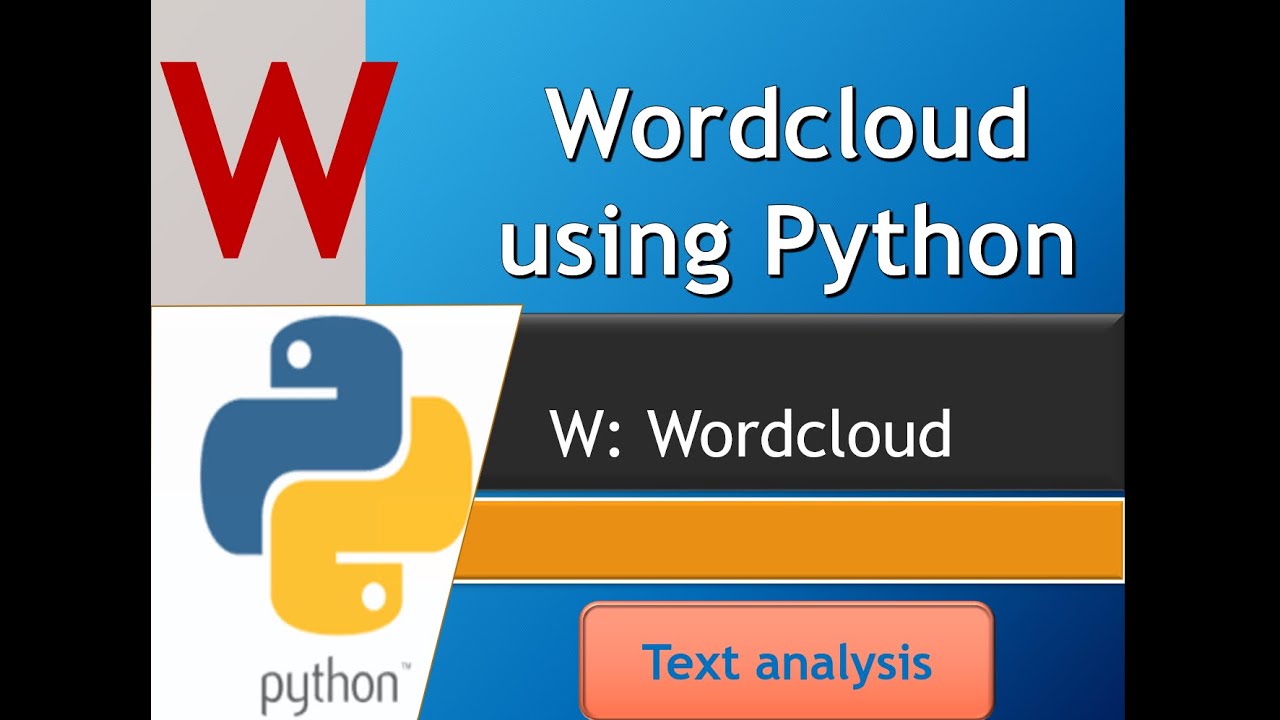 Creating Wordclouds using Python