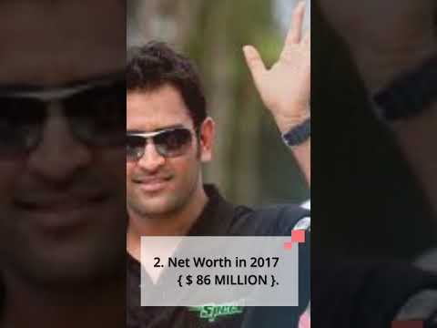 Ms Dhoni's net worth growth in last 5 years ( Forbes' list of the world's highest-paid athletes.)