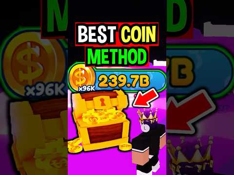 BEST COINS METHOD in Roblox Bubble Gum Simulator Infinity..