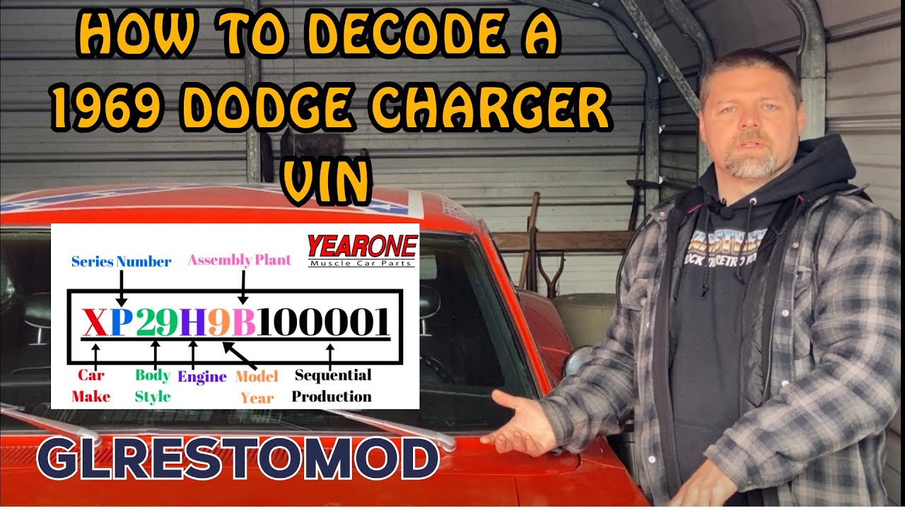 How To Decode a 1969 Dodge Charger VIN